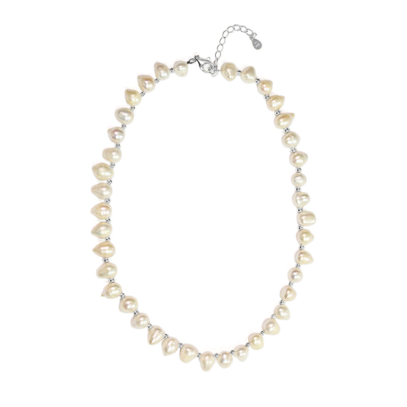 Collier en argent et Perle de culture d'eau douce (TPC)-1536PL | Juwelo ...