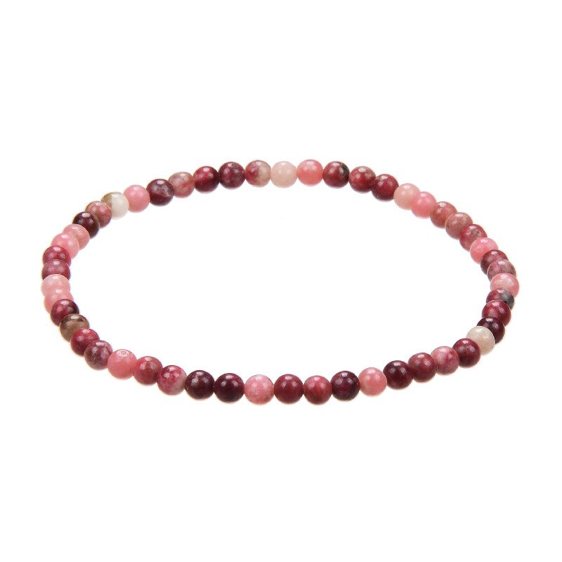 Bracelet en perles de thulite norvégienne, 20ct