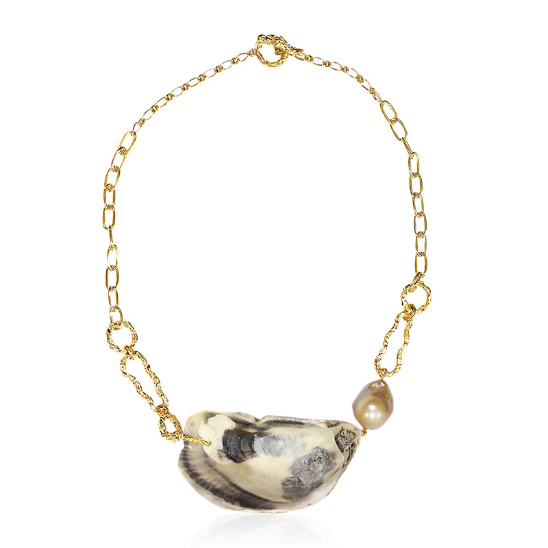 Collier en argent et Coquillage (TPC)-9263FR | Juwelo Bijouterie
