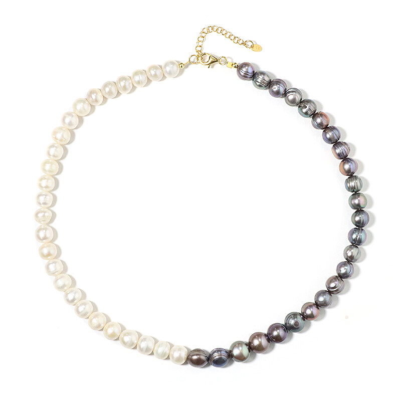 Collier en argent et Perle de culture d'eau douce-4529KT | Juwelo Bijouterie